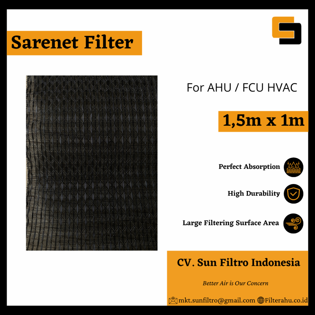 Jual SARANET FILTER AC 1,5m x 1m | Shopee Indonesia