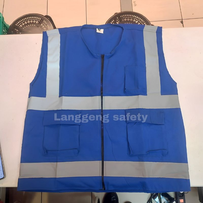 Jual ROMPI SAFETY DRILL BIRU BCA / ROMPI DRILL BIRU BCA | Shopee Indonesia