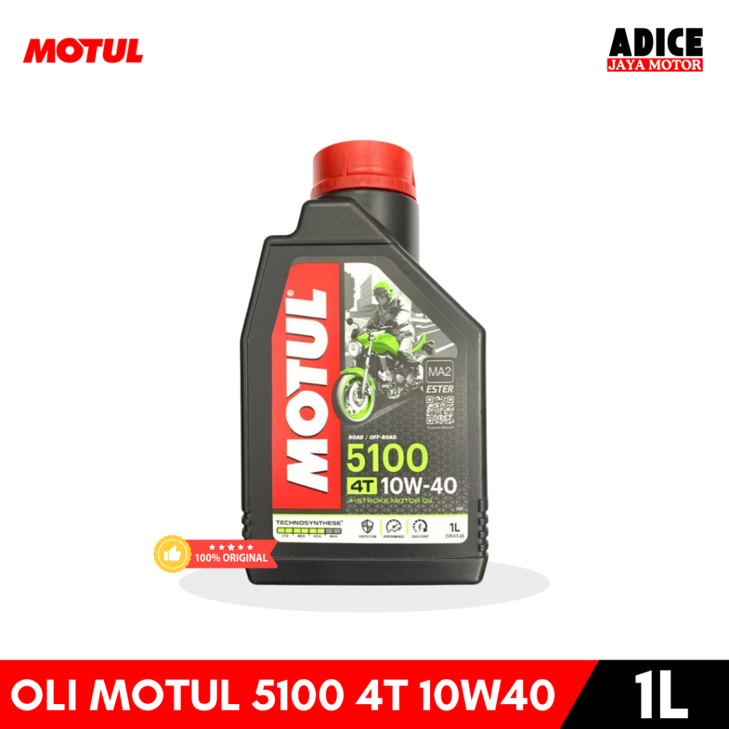 Jual OLI MOTUL 5100 4T 10W40 1000ML ORIGINAL | Shopee Indonesia