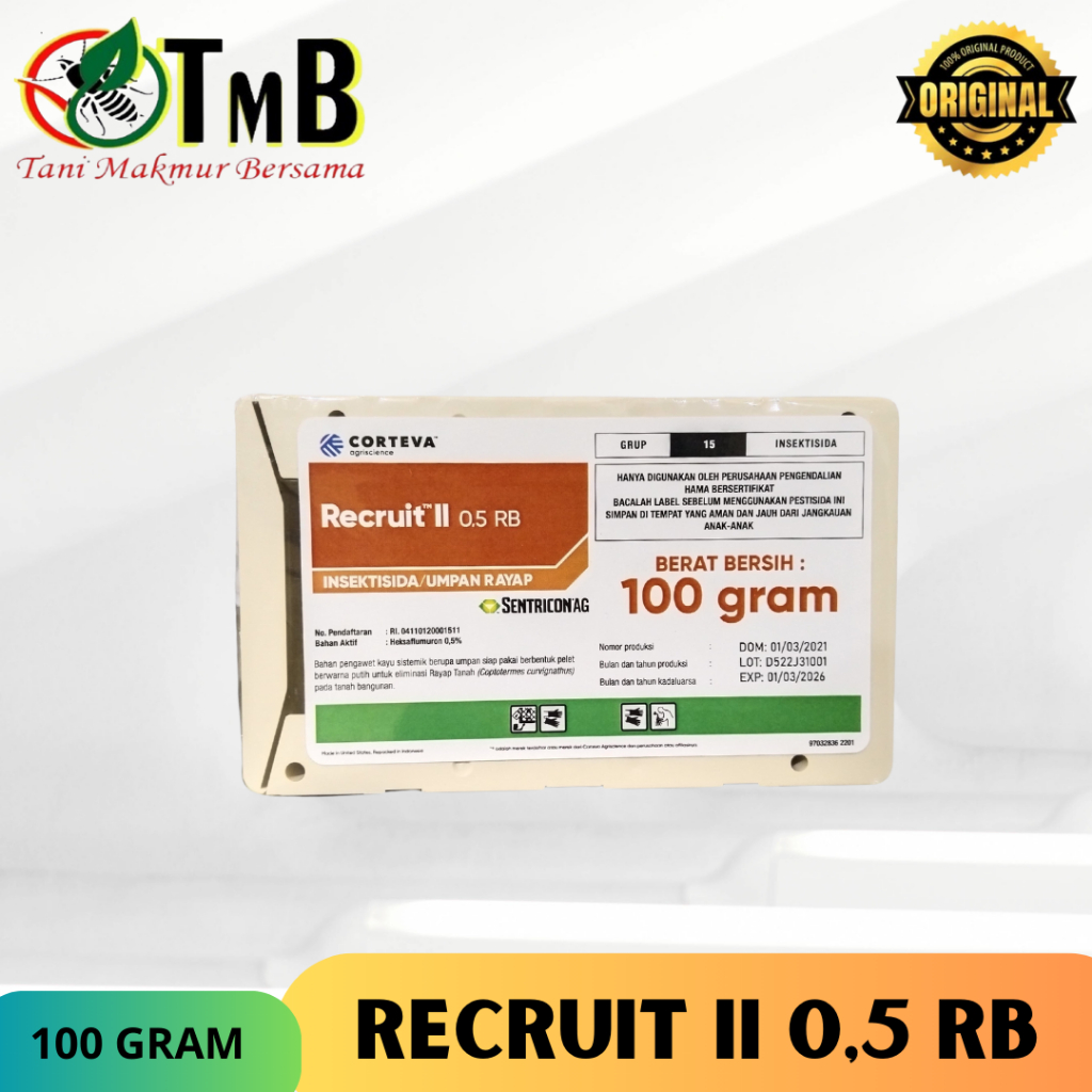 Jual Recruit II 0,5RB Sentricon Umpan Pembasmi Koloni Rayap Dengan ...