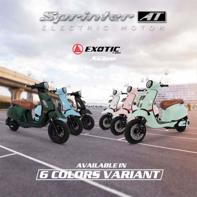 Jual MOTOR LISTRIK EXOTIC SPRINTER AT | Shopee Indonesia