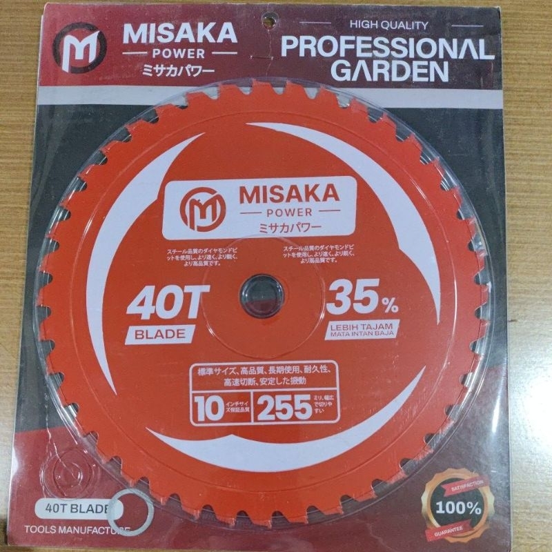 Jual Mata Pisau Mesin Rumput MISAKA Gendong Bulat 40T Brush Cutter ...