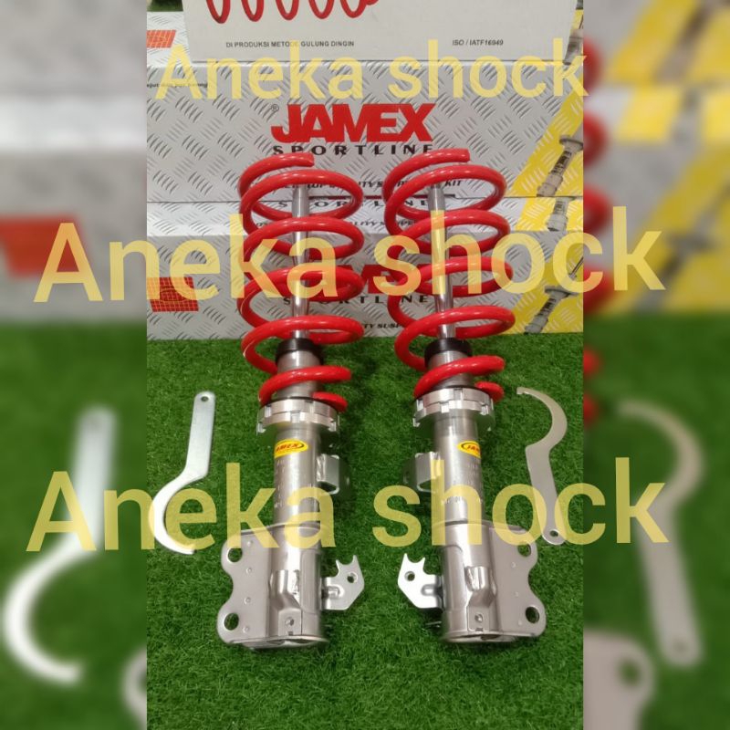 Jual COILOVER SHOCK JAMEX ADJUSTABLE TOYOTA VELOZ / NEW AVANZA DEPAN ...