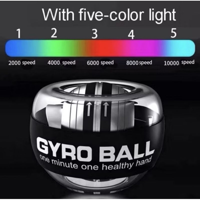 Jual gyro ball led metal auto start | Shopee Indonesia
