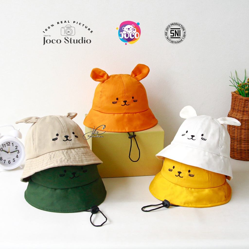Jual Jocoproduction - Topi Anak Fashion Unisex Topi Bucket Anak Batita ...
