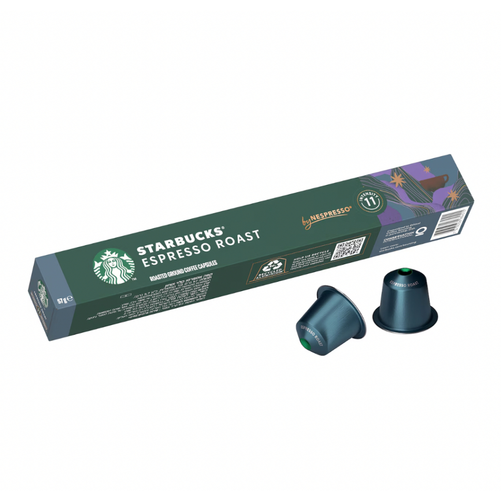 Jual Starbucks by Nespresso Espresso Roast Coffee Pods Capsules 10 Pack ...