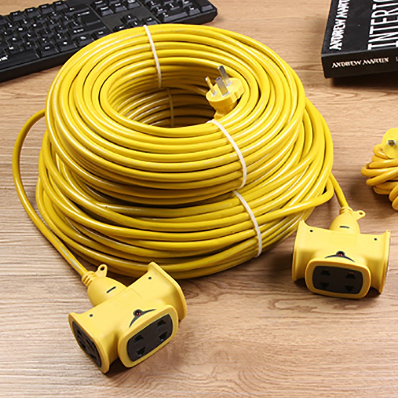 Jual Soket Kabel Extension Cord Extra-long Plug-in Strip 5M/10M/20M/30M ...