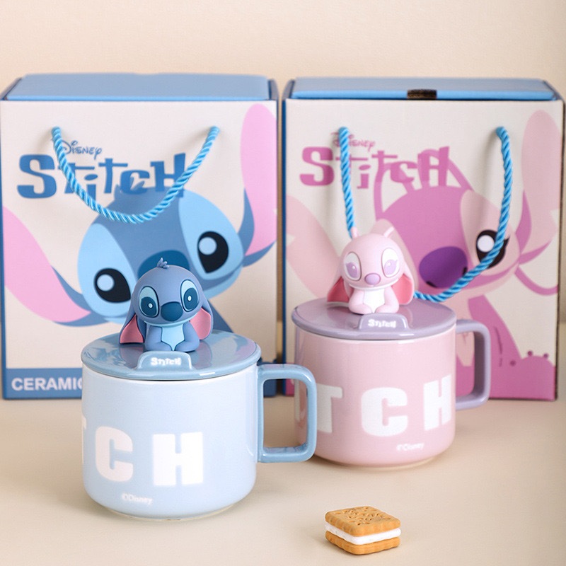 Jual MUG/GELAS KERAMIK STITCH & STITCH ANGEL D DISNEY | Shopee Indonesia