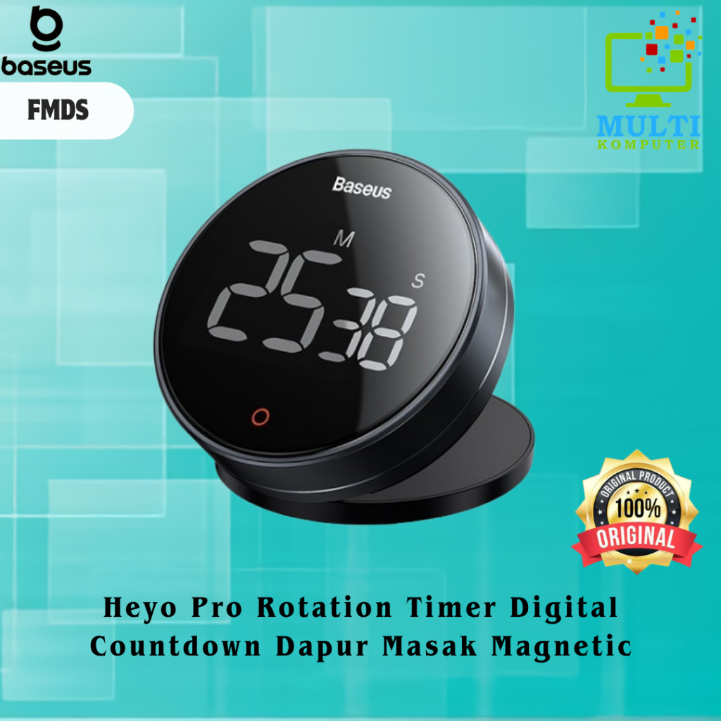 Jual Baseus Heyo Pro Rotation Timer Digital Countdown Dapur Masak Magnetic | Shopee Indonesia