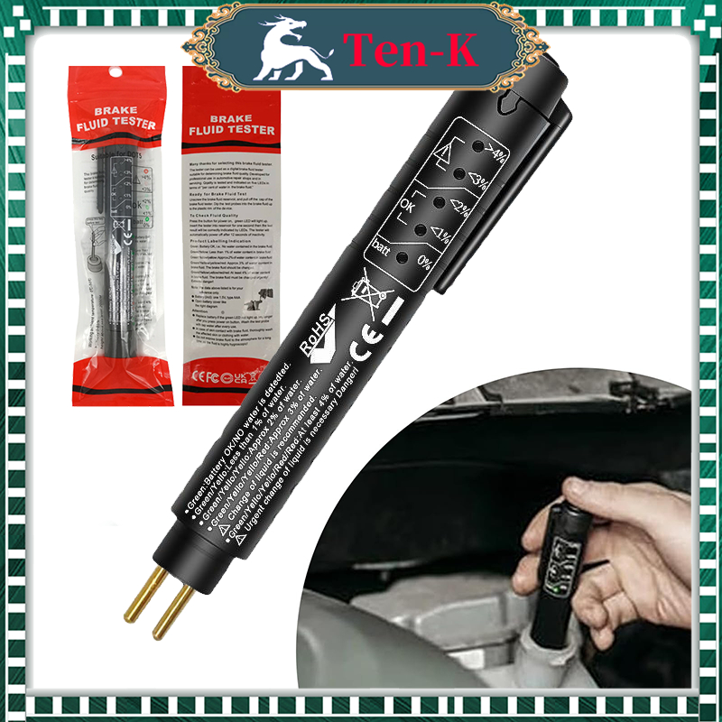 Jual Pengecek Kualitas Minyak Rem Brake Fluid Tester 5 Indikator Led ...