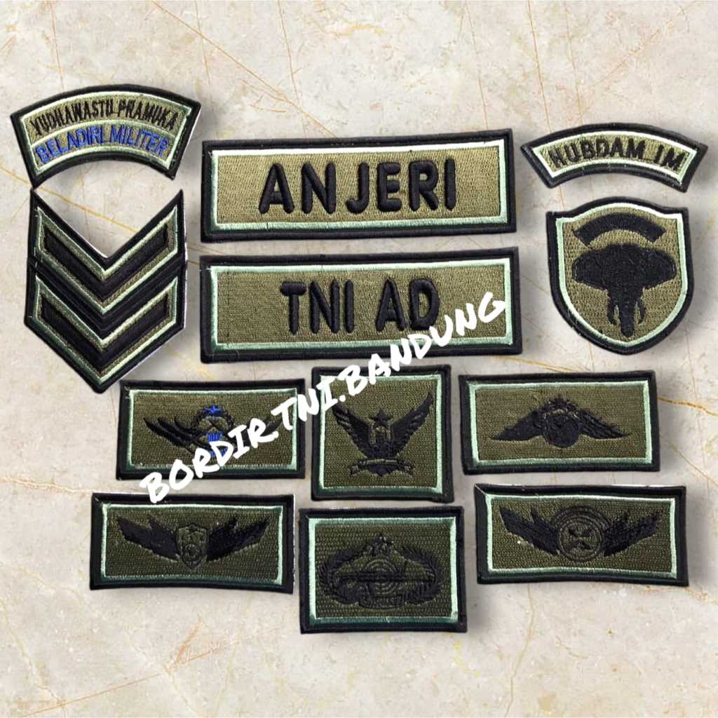 Jual PAPAN NAMA PDL ATRIBUT TNI KASAD TERBARU BORDIR TNI AD PAPAN NAMA TNI | Shopee Indonesia
