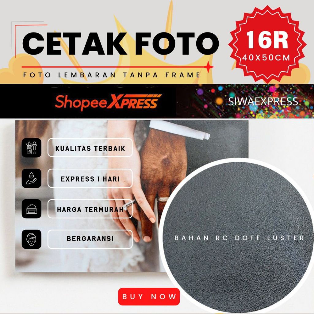 Jual Cetak Foto 16R 40x50 | Langsung Jadi 1 Hari | Kualitas Premium Photo Doff RC Luster ...