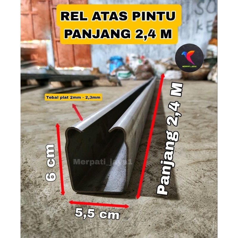 Jual rel atas Henderson besar pintu gerbang panjang 2,4 meter | Shopee ...