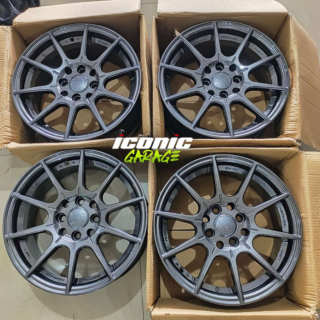 Jual velg mobil rai-s2 hsr ring14 hole 4 cocok mobil brio agya ayla ...