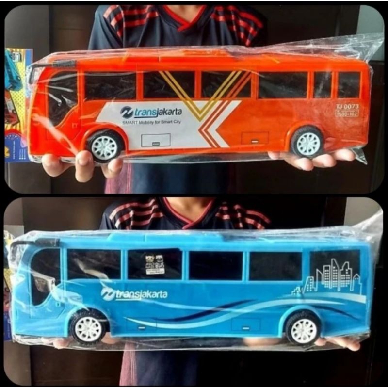 Jual Mainan Bus Transjakarta - Mobil Bis Busway Tarik Anak Edukatif ...