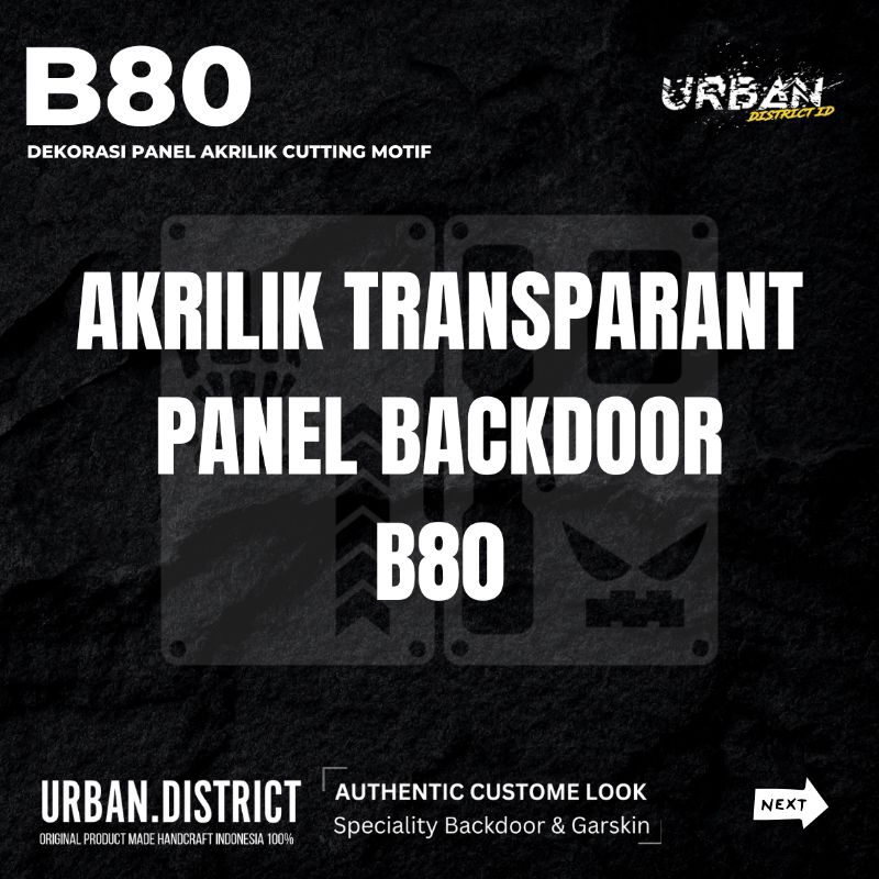 Jual URBAN Design Akrilik B80 Cutting Motif by URBAN DISTRICT | Shopee ...