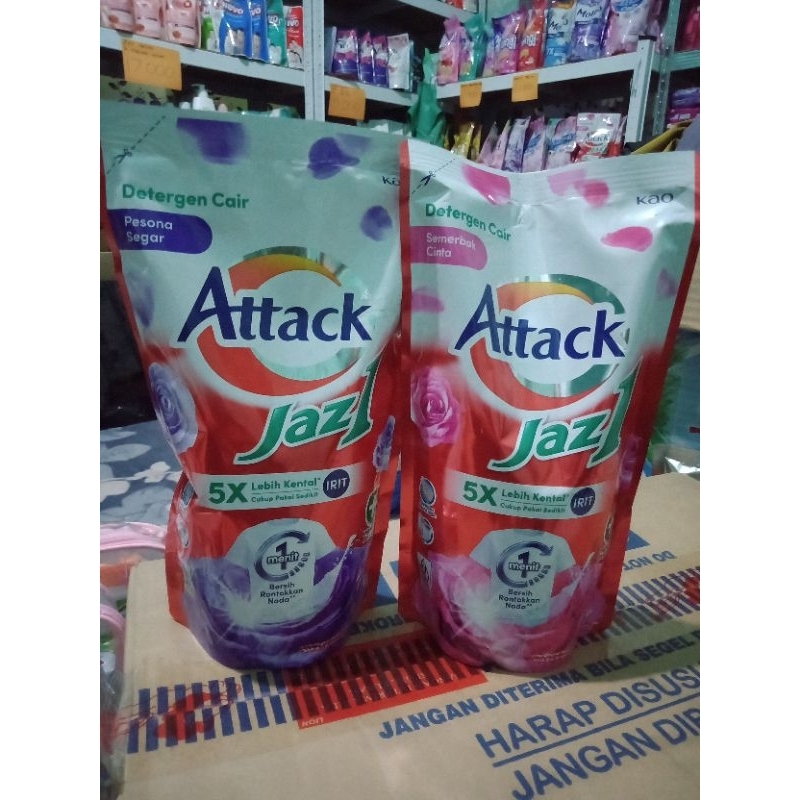 Jual Attack Jaz 1 deterjen cair 700g | Shopee Indonesia