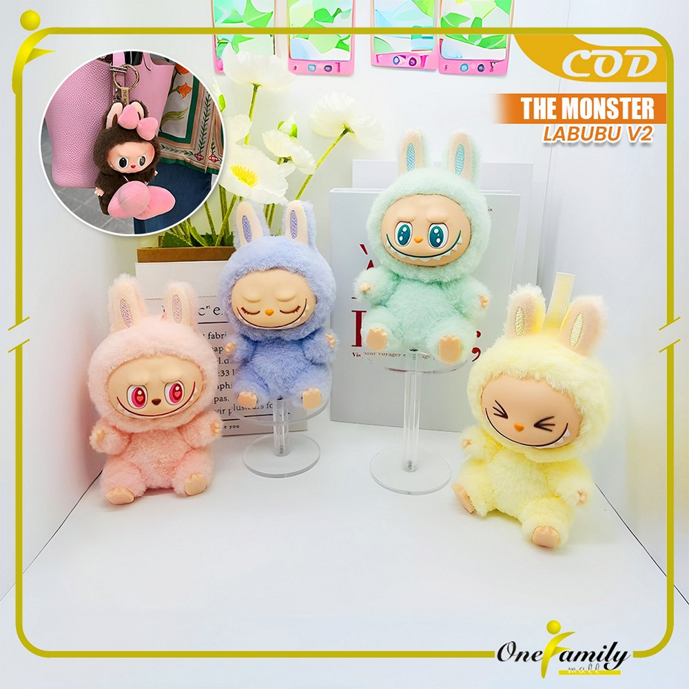 Jual ONE-C1221 Gantungan Kunci Labubu Have A Seat Bisa Duduk / Blind ...