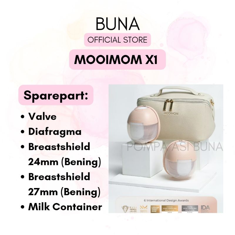 Jual MOOIMOM X1 VALVE DIAFRAGMA BREASTSHIELD CONTAINER | Shopee Indonesia