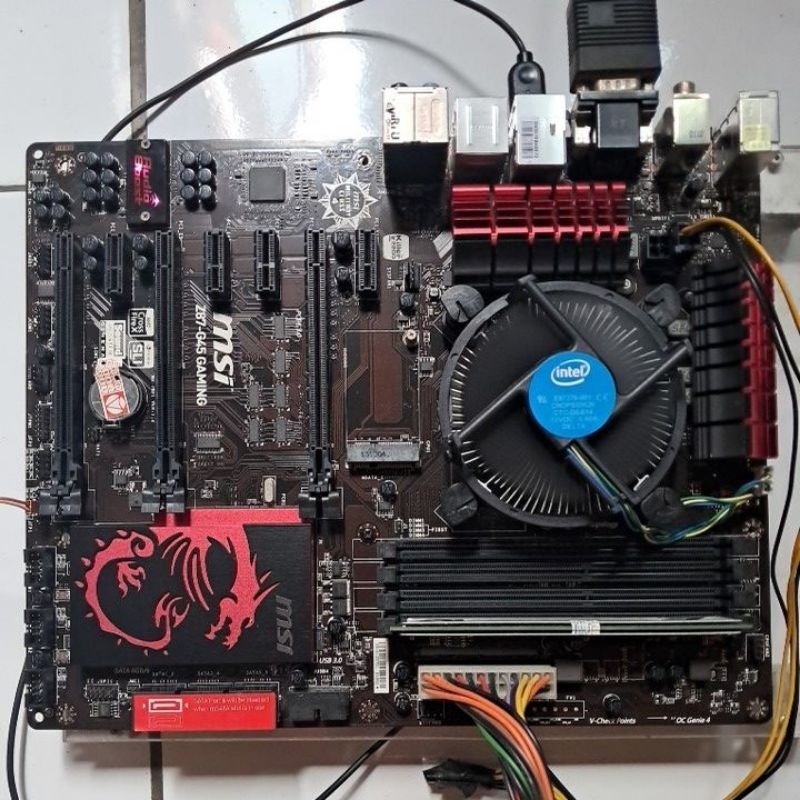 Jual Motherboard MSI Z87 Gaming & Processor Seri G3258 1150 Haswell+ssd ...