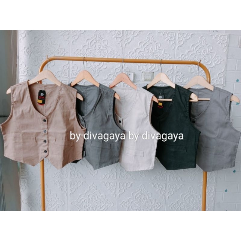 Jual Vest Rompi Wanita Dewasa Bahan Katun Twill Ukuran Standar dan ...