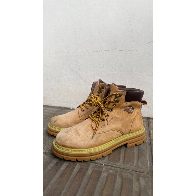 Jual DICKIES BOOTS HIGH CLASSIC LEATHER | Shopee Indonesia