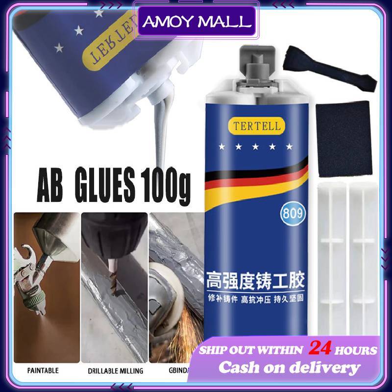 Jual Lem AB Epoxy Kuat Penambal Besi Steel Metal Radiator Anti Bocor ...