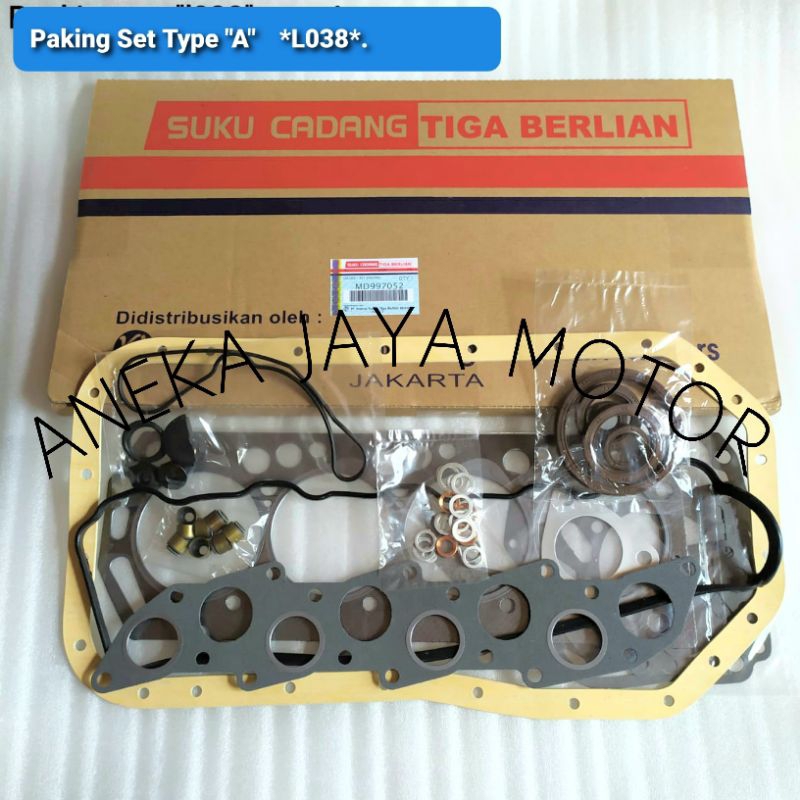 Jual packing gasket full set paking set L300 bensin deluxe original grafit | Shopee Indonesia
