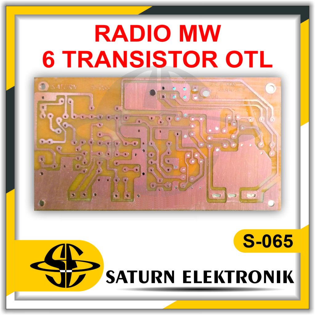 Jual PCB Radio MW 6 Transistor OTL S-065 | Shopee Indonesia
