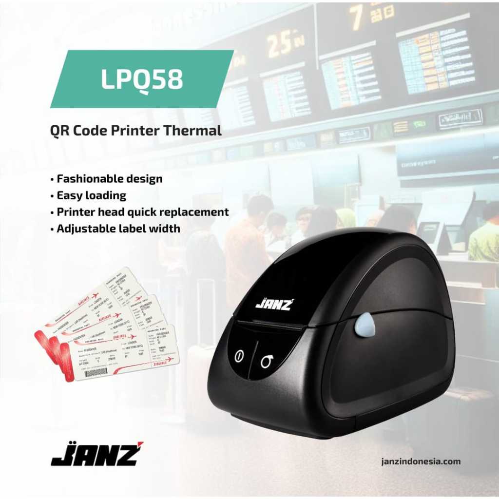 Jual JANZ LPQ58 Thermal Barcode Printer 2 inch | Shopee Indonesia
