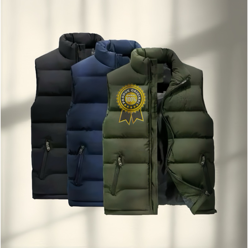 Jual Rompi Parasut Anti Angin Anti Air Rompi Puffer Rompi Motor Custom ...