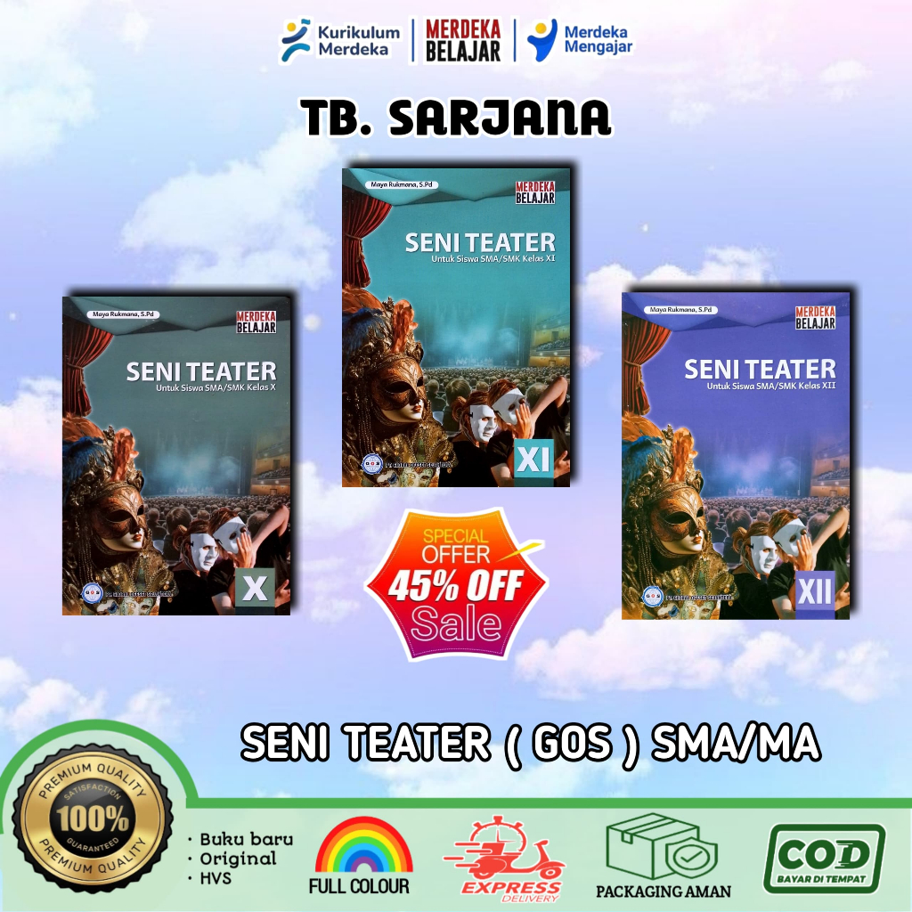 Jual BUKU SISWA SENI TEATER KELAS 10,11,12 SMA/MA KURIKULUM MERDEKA - GLOBAL OFFSET SEJAHTERA ...