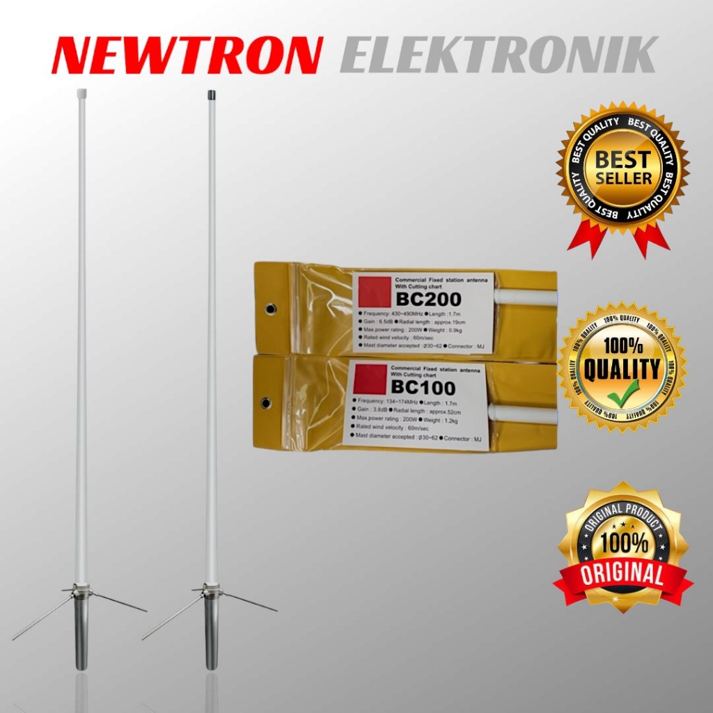 Jual Antena BC200 BC-200 UHF 400-480Mhz Antenna Base Station Radio Rig ...