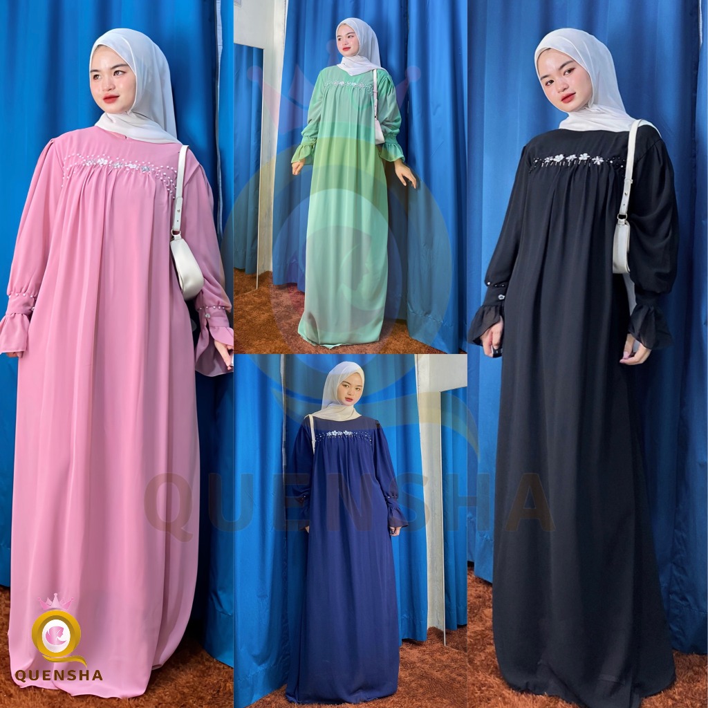 Jual Gamis Lebaran 2025 Model Gamis Terbaru Baju Kondangan Wanita ...