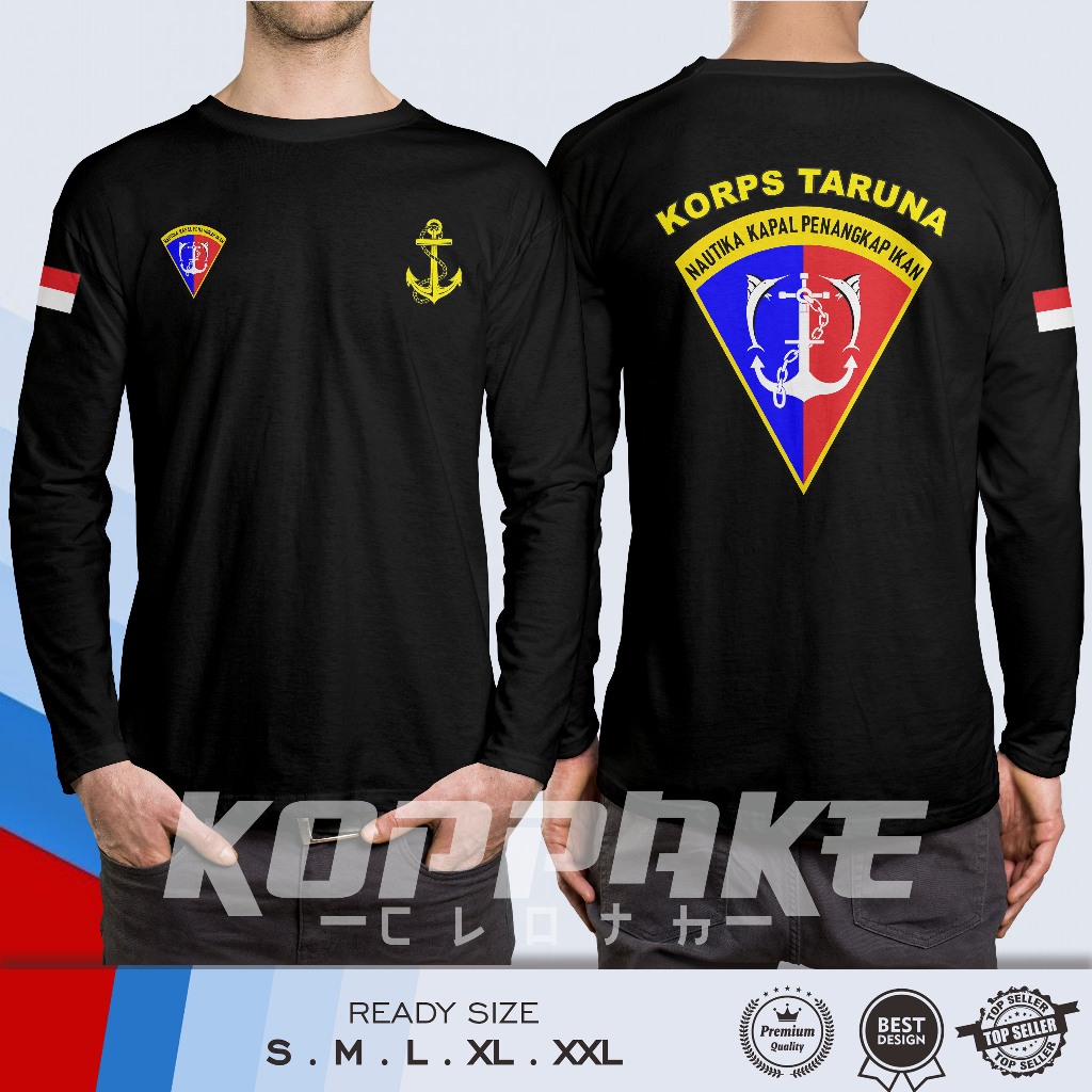 Jual Kaos KORPS TARUNA Nautika Kapan Penangkap Ikan Lengan Panjang Baju Distro | Shopee Indonesia
