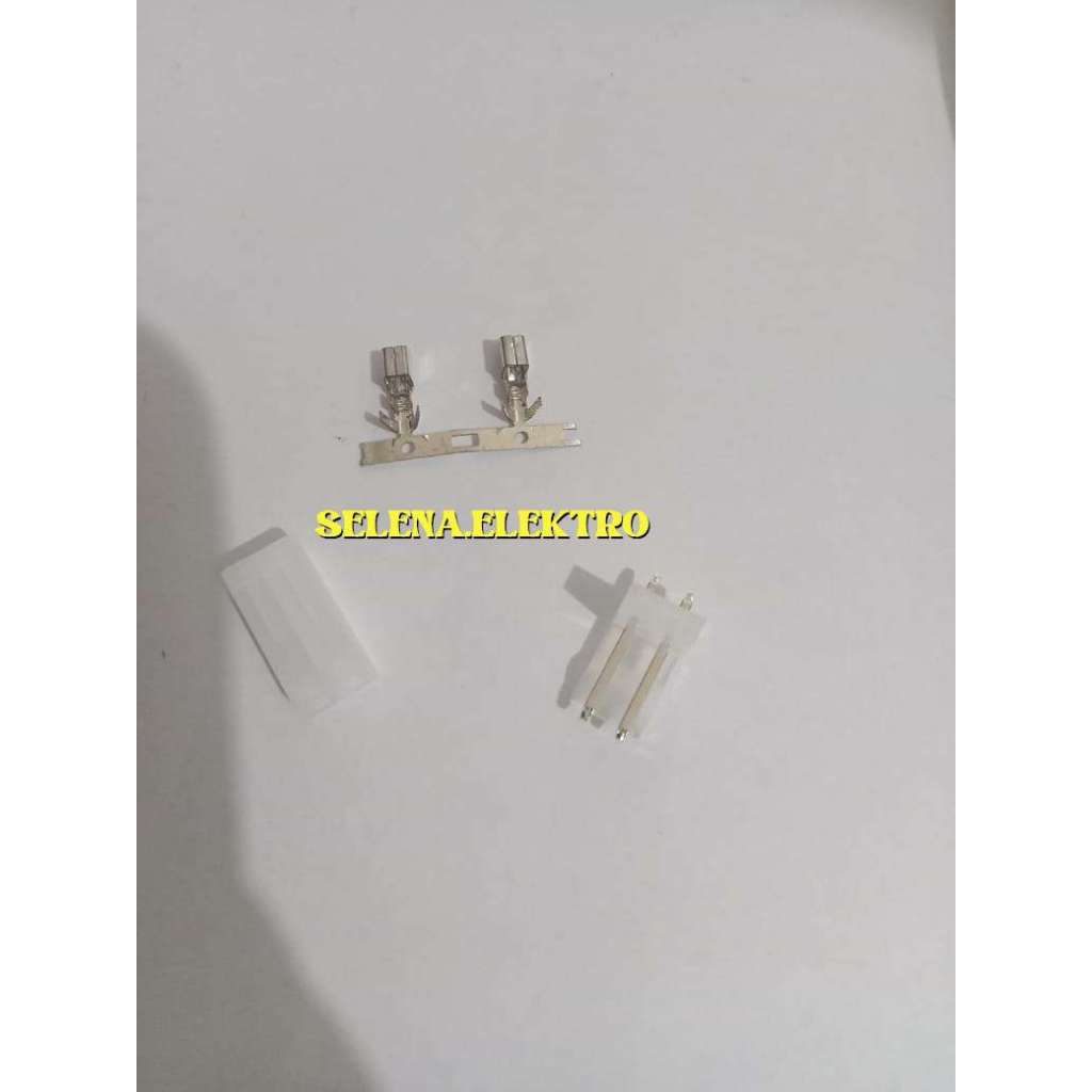 Jual Harg 1 SET Connector JST VH3.96 - 2P - Male Female Pin Kaki Lurus 3.96mm | Shopee Indonesia