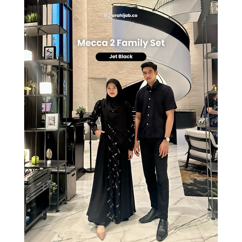 Jual MECCA 2 SERIES KOKO KIDS & DAD PANJANG + PENDEK By Aurorahijab | Shopee Indonesia