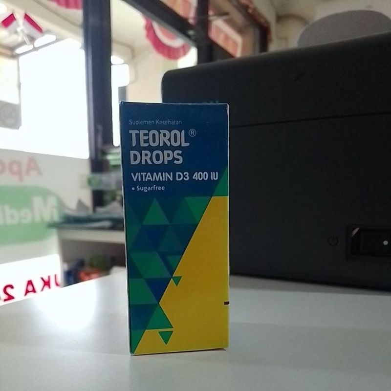 Jual TEOROL DROP D3 400 IU SUGARFRER | Shopee Indonesia