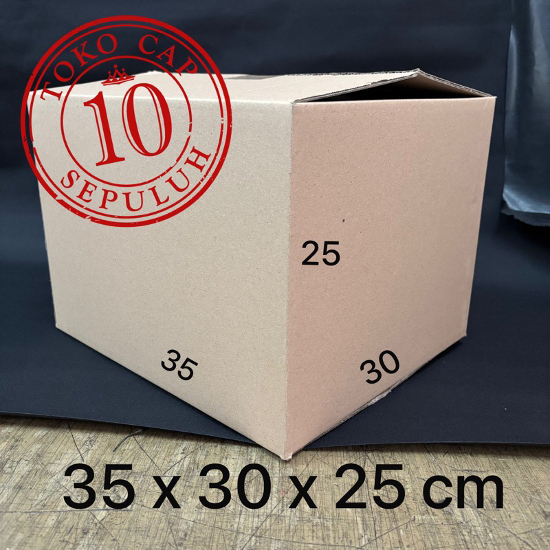 Jual Kardus box polos 35x30x25 cm | Shopee Indonesia