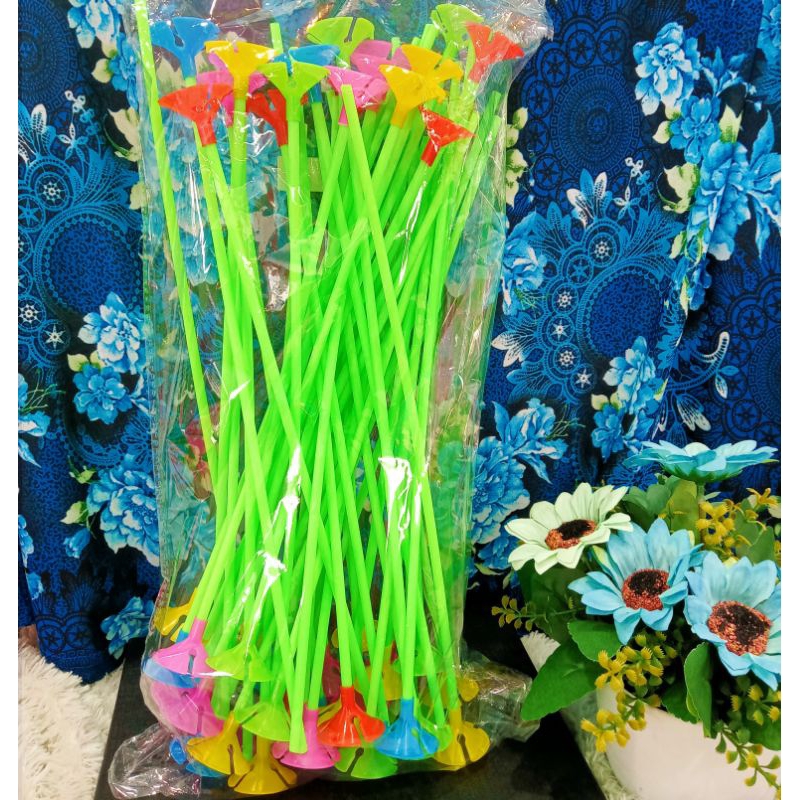 Jual KCL-STICK BALON WARNA PJ 32CM ISI 50 PC | Shopee Indonesia