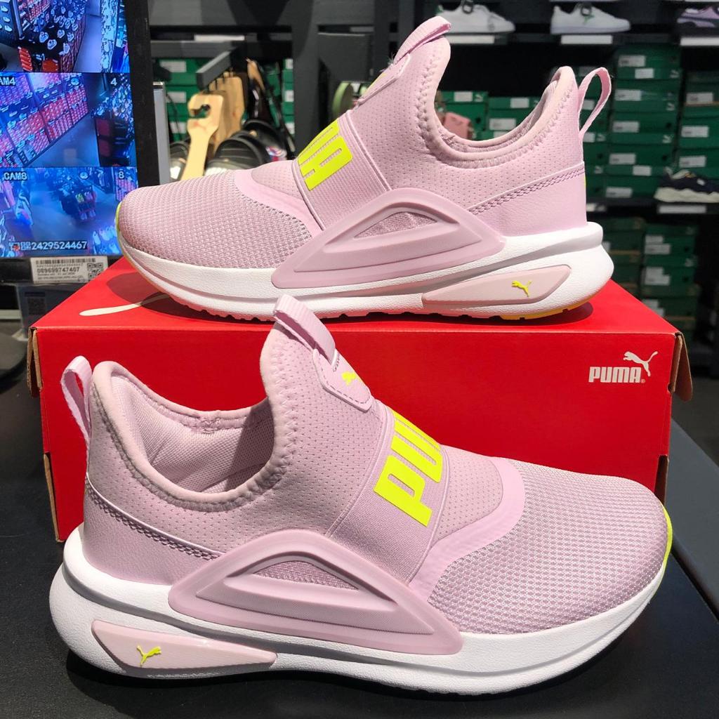 Jual Puma Sepatu Olahraga Lari Softride Enzo Evo Slip-On Jr Grape Mist ...