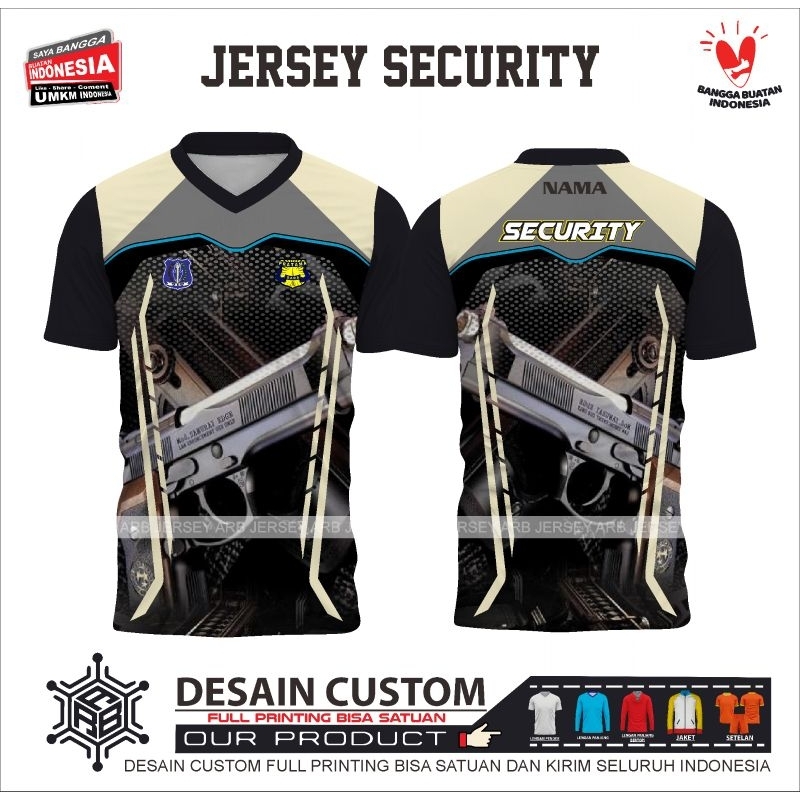 Jual JERSEY SECURITY DESAIN CUSTOM | Shopee Indonesia