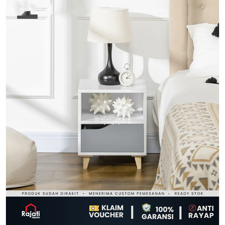 Jual Meja Minimalis Kamar Lemari Laci Drawer Nakas Meja Kamar Tidur ...