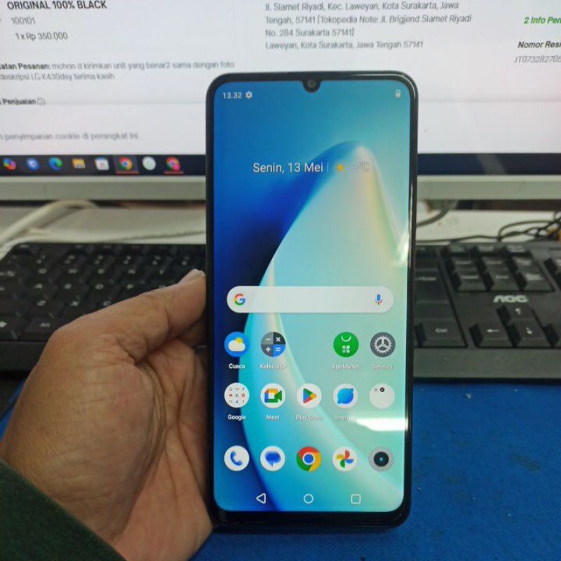 Jual HANDPHONE BEKAS SECOND REALME NOTE 50 4/128 UNIT ONLY | Shopee ...