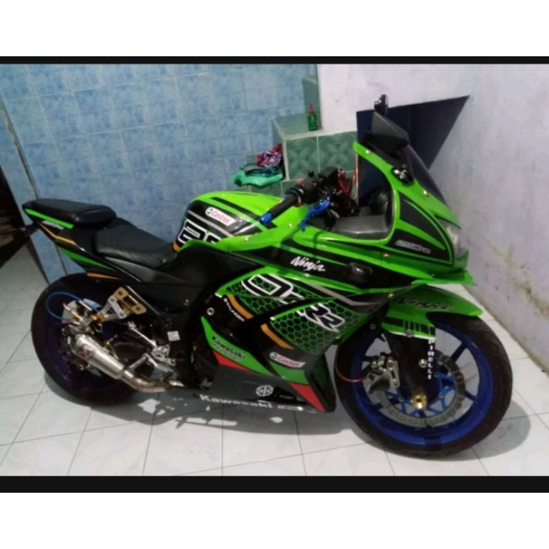 Jual Decal Striping Ninja 250 Karbu Stiker Variasi Motif Livery Carbon ...