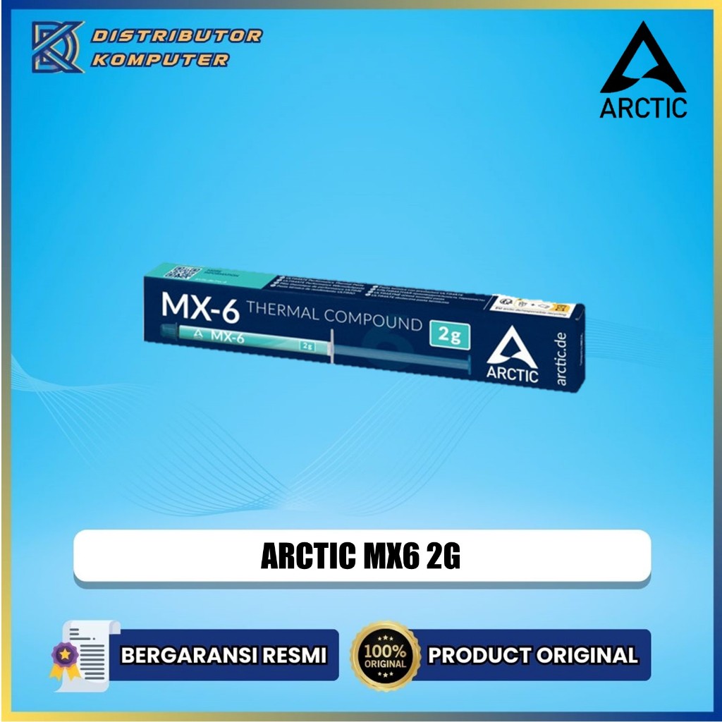 Jual ARCTIC MX6 2G THERMAL GREASE THERMAL PASTE PASTA PROCESSOR | Shopee Indonesia