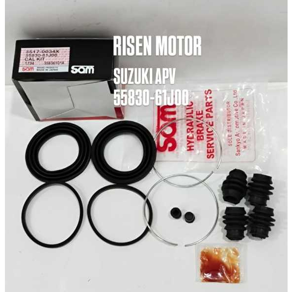 Jual CALIPER KIT SAM SUZUKI APV KARET SEAL KIT REM CAKRAM DEPAN SUZUKI APV ARENA MEGA CARRY ...
