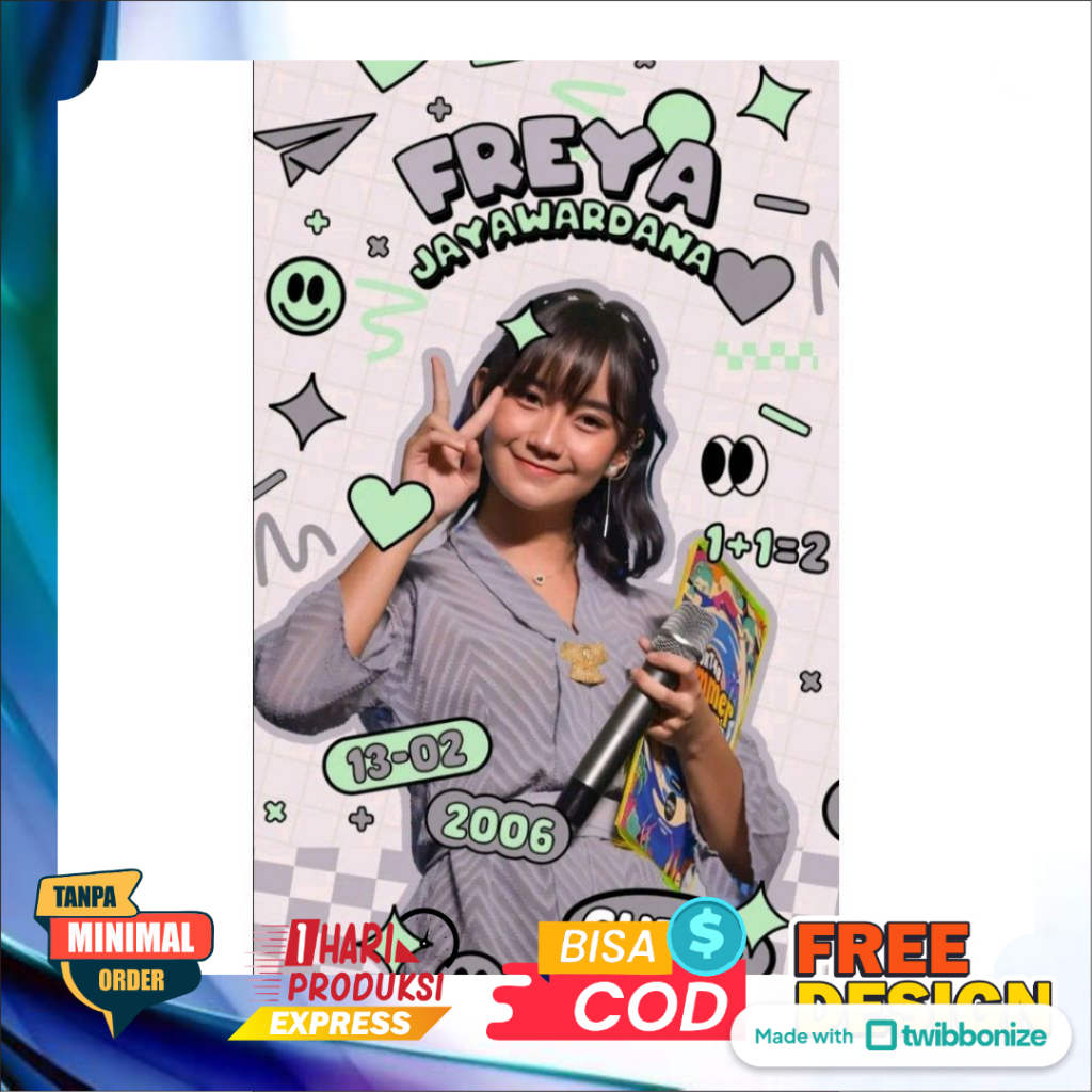 Jual ROLL BANNER EDISI JKT48 UKURAN 30X80 CM MURAH | POSTER GANTUNGAN ...