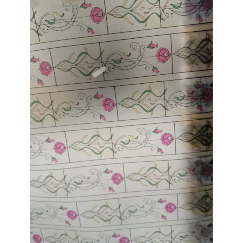 Jual Stiker motip bunga buat kaca rumah dan gedung p90 | Shopee Indonesia