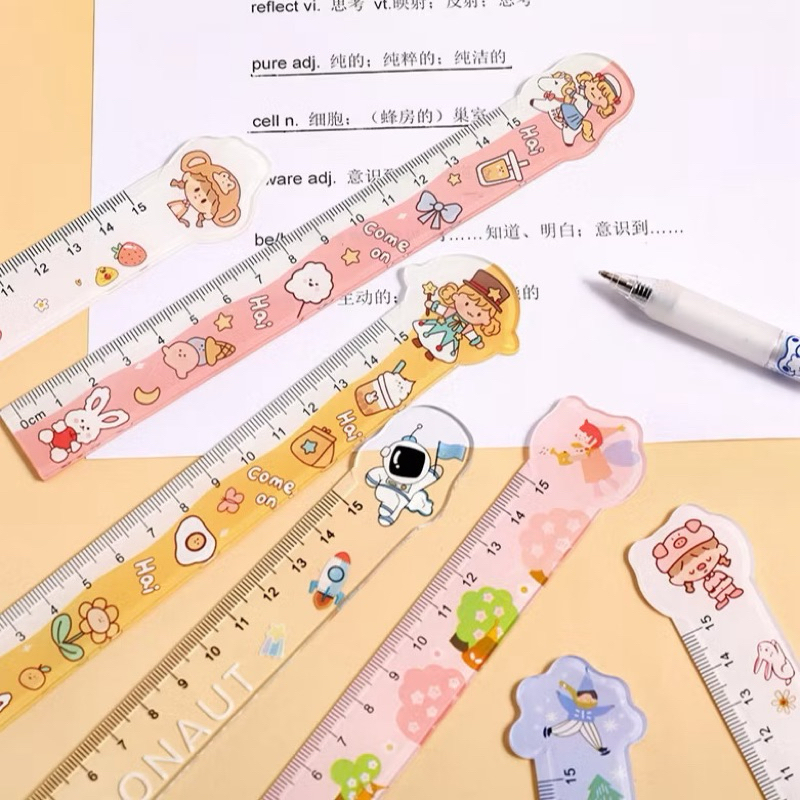 Jual Penggaris Lucu 15 Cm / Penggaris Plastik Funny Karakter ...